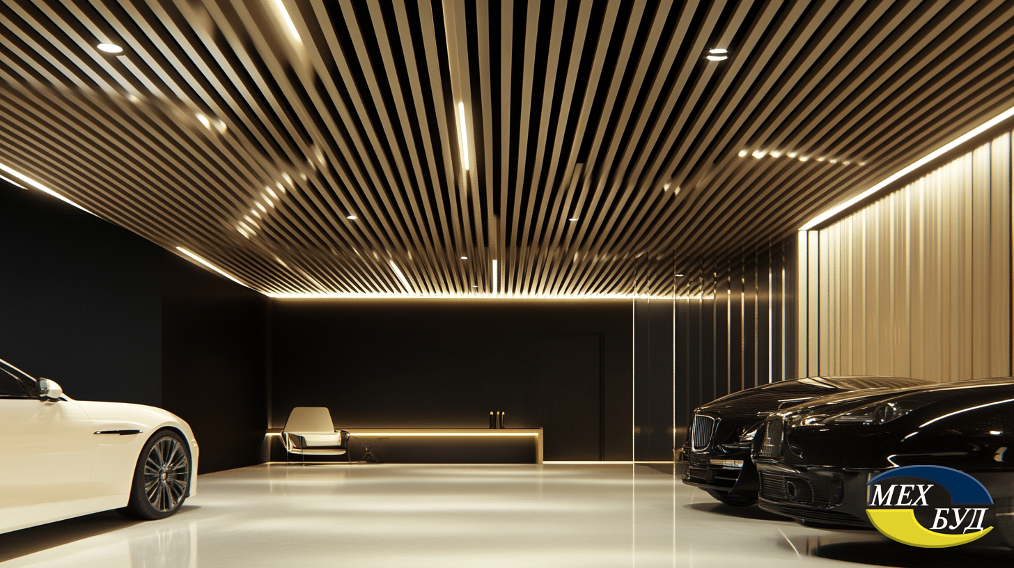 Comprehensive solution for car dealership finishing: facade, ceilings ...