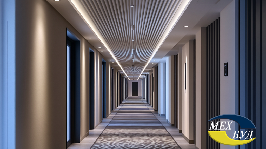 Ceiling in the hotel